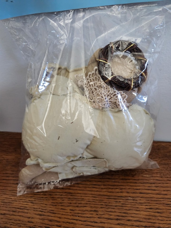 Vintage Riches to Raggs Stuffed Rag Doll Style Angel Bear Toy ...