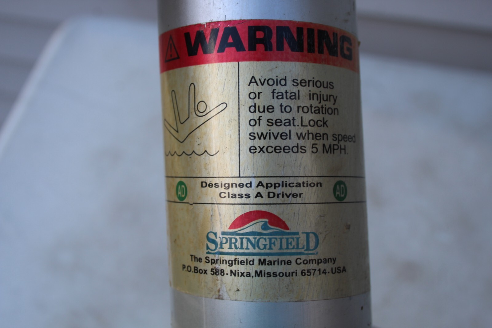 Springfileld Marine Boat Seat Pedestal Base 6 Hole 9000905 9000970 | eBay