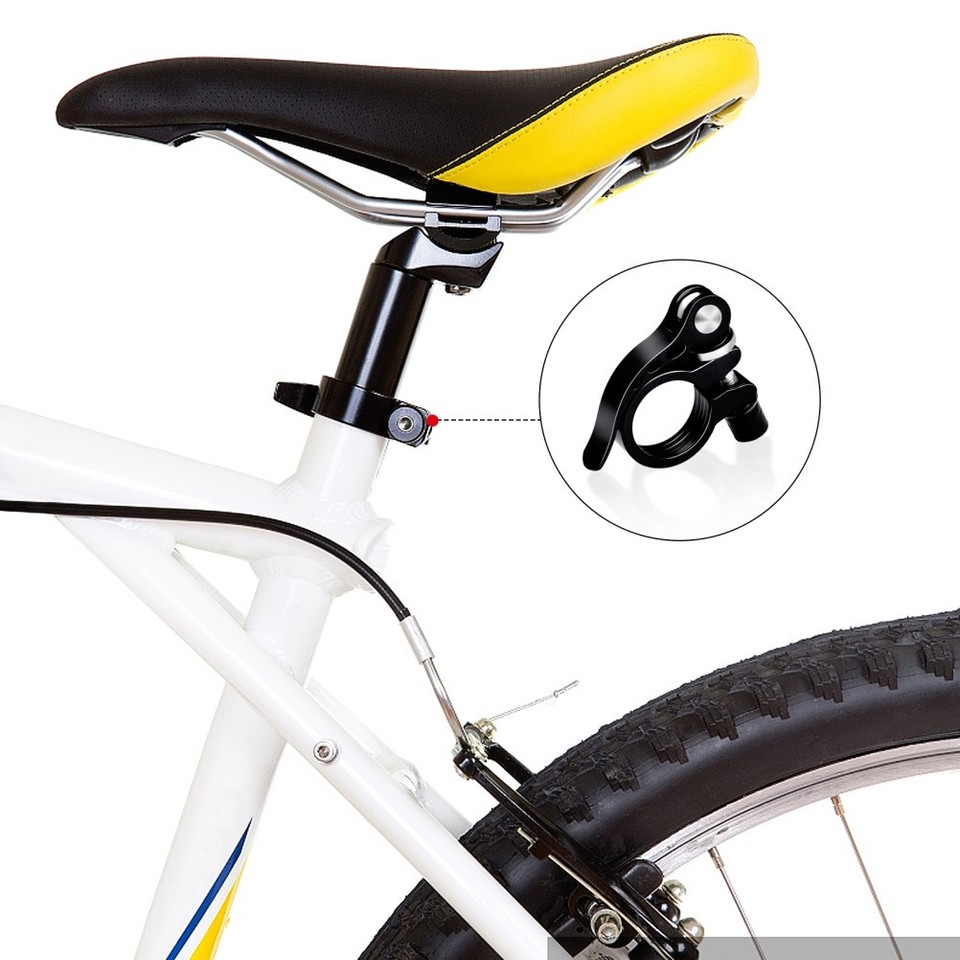 Bicycle Shelf Lock Cycling Accessories Bike Seatpost Clamp Double ...