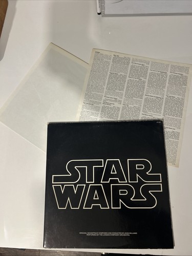 COMPLETE Original Pressing Star Wars Vinyl LP with Sleeves, Inserts ...