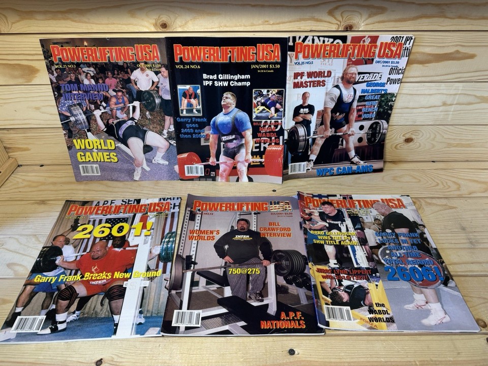 Powerlifting USA Magazine Lot Of 56 1995 - 2001 MASSIVE COLLECTION | eBay