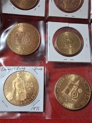 DEALERS' OVERSTOCK OF 20/TWENTY IOWA TOKENS/MEDALS/GOOD FOR TOKENS # ...