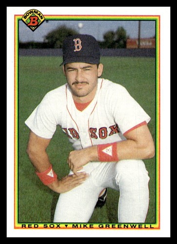 1990 Bowman #274 Mike Greenwell Boston Red Sox Baseball NM | eBay
