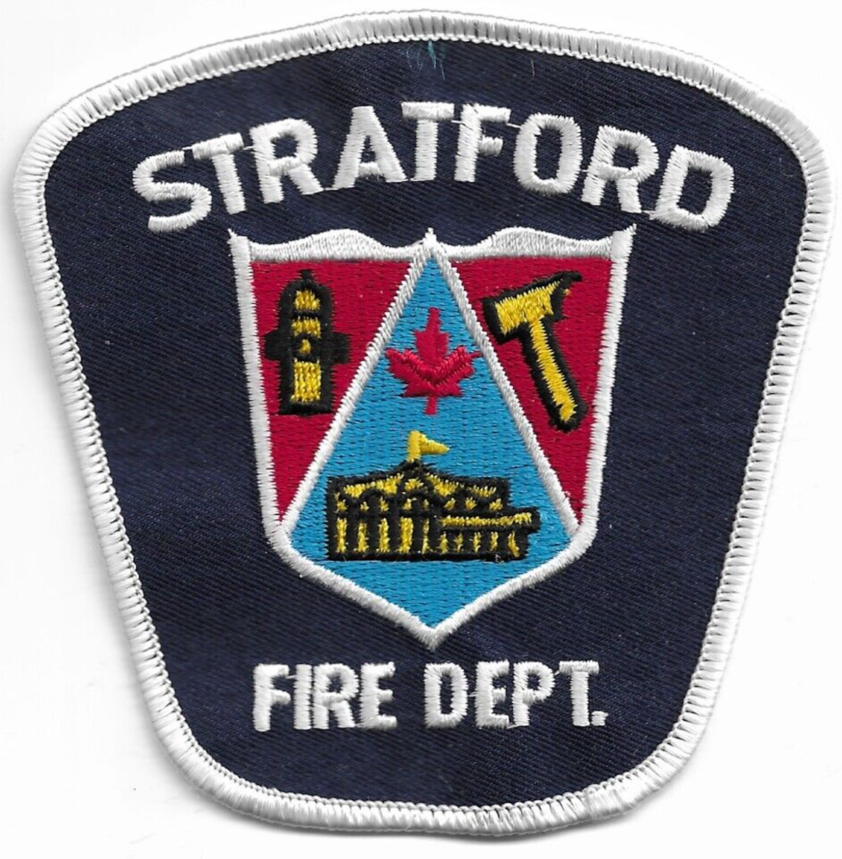 Stratford Fire Dept., Ontario, Canada (4" x 4" size) fire patch | eBay
