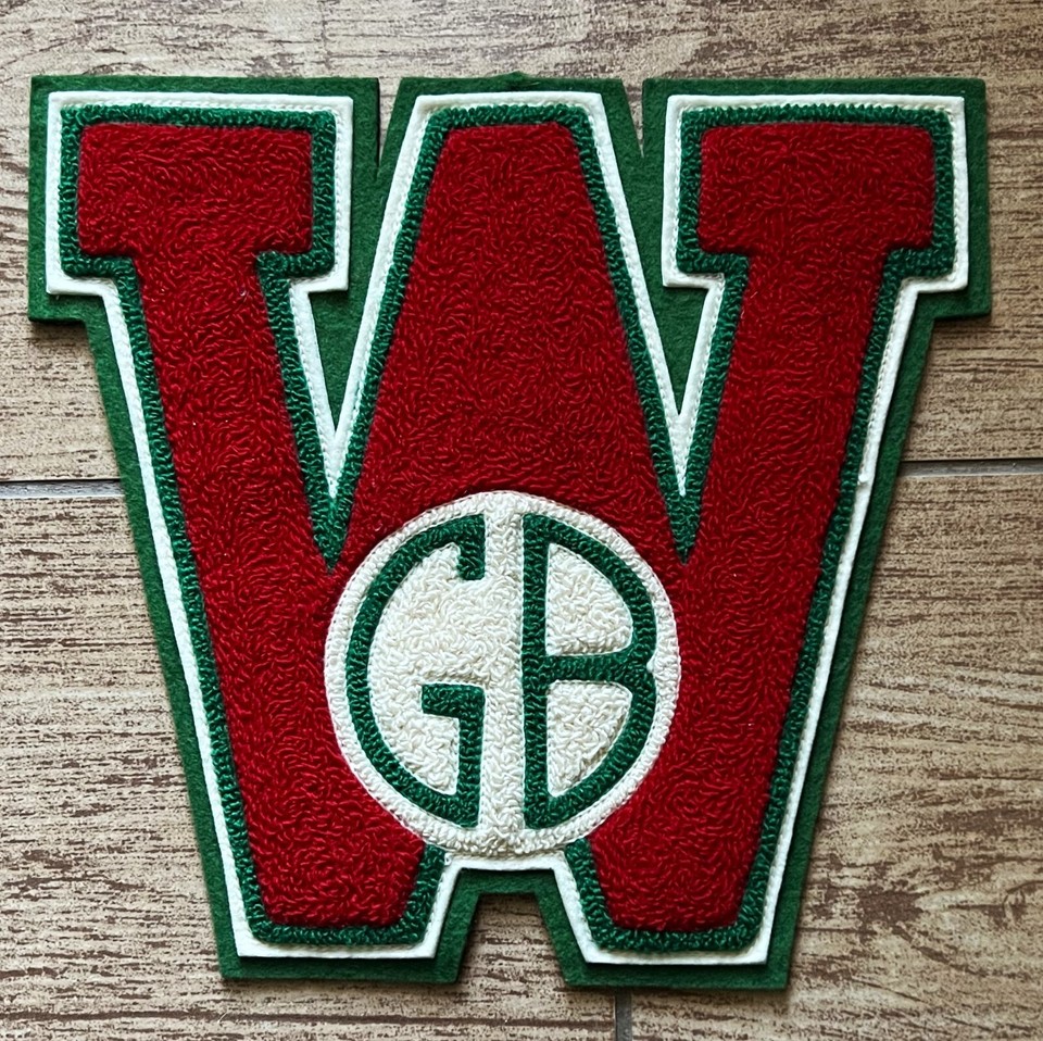 VERY SCARCE! University of Wisconsin Green Bay Chenille Letterman ...