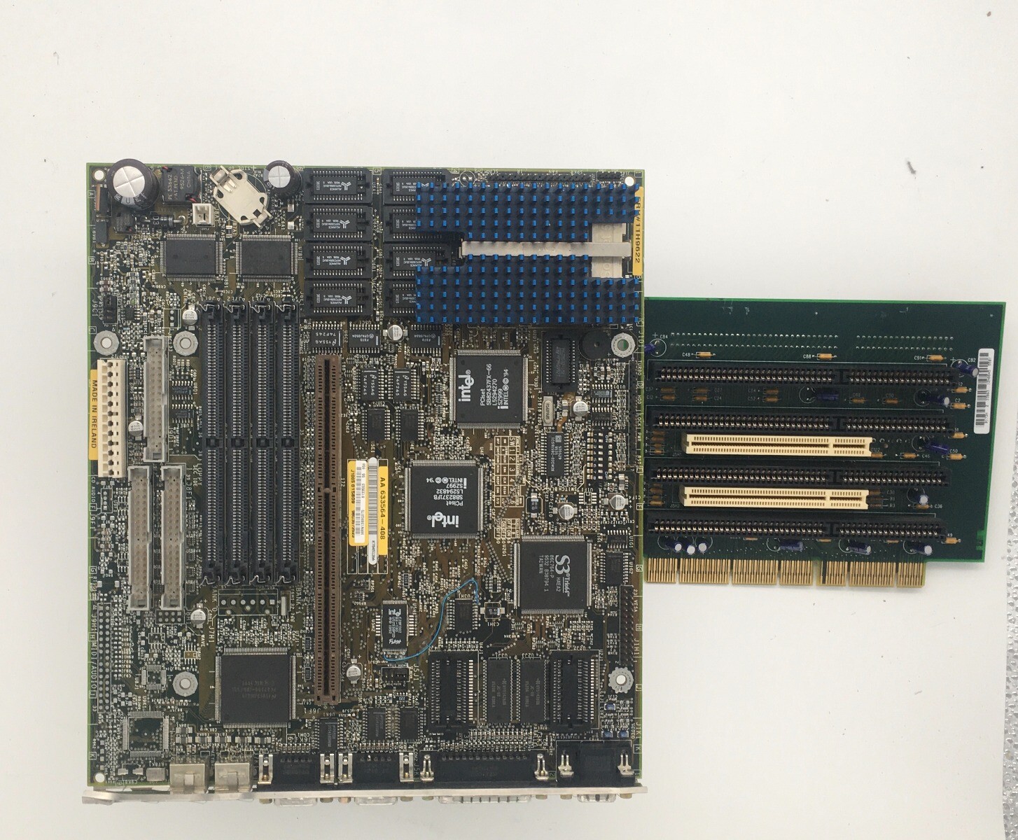 IBM MODEL 330 SKT 5, AA633564-408, PB 633855-004, CPU P75, RISER ...