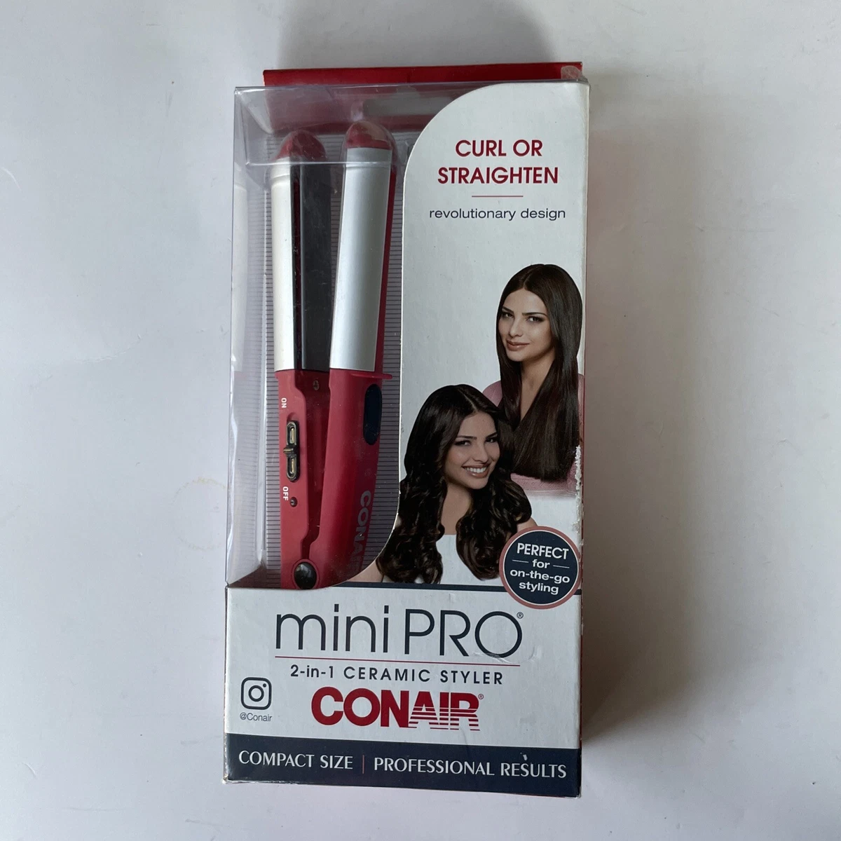 Best Conair Mini Pro 1/2 Flat Iron Hair Straightener For