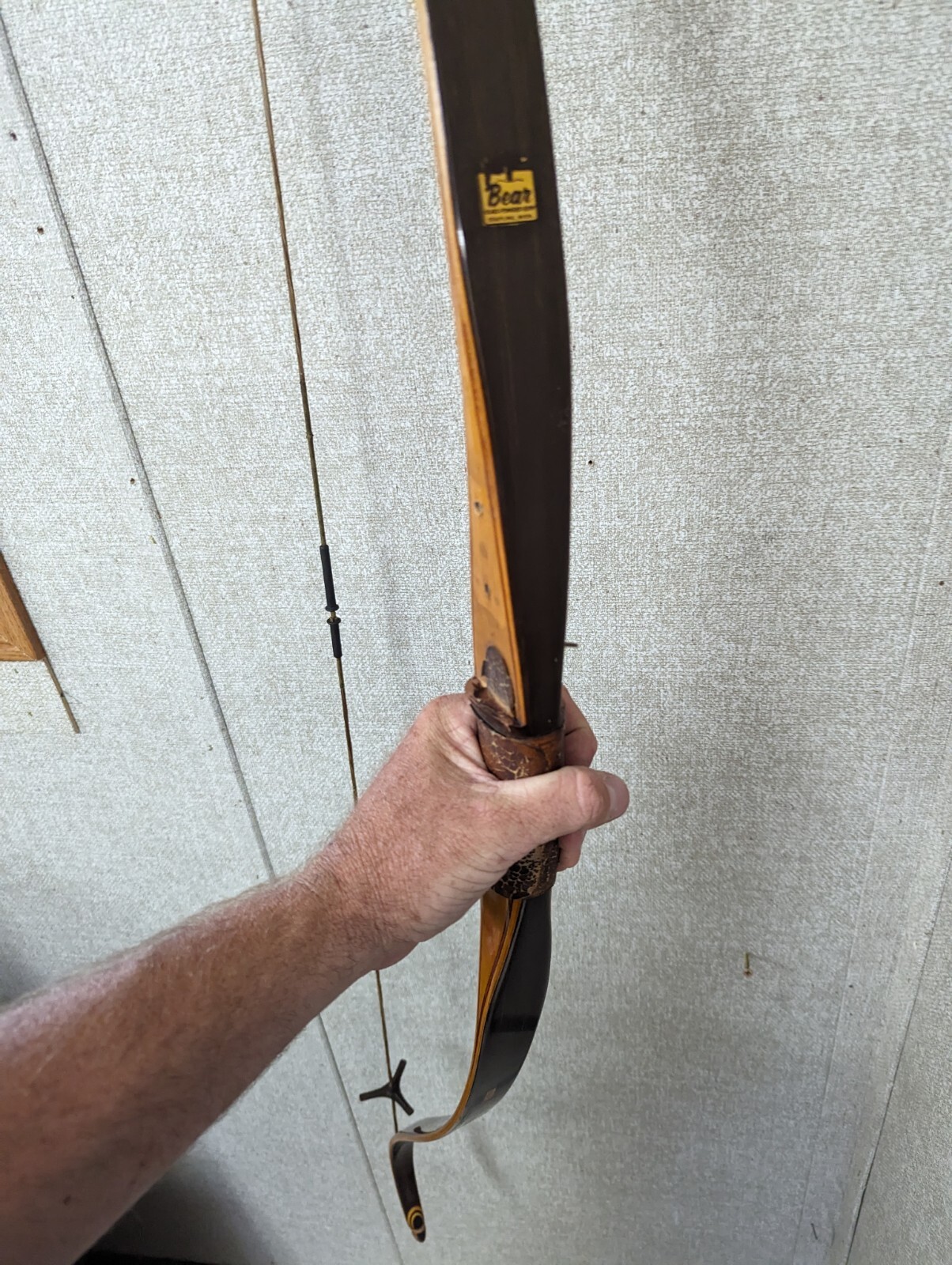 Vintage 1955 Bear Archery Kodiak Recurve Bow Grayling Mi 47# 60" RH LH ...