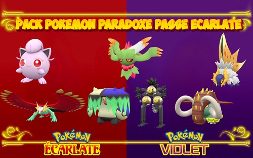 Pokemon Ecarlate / Pokemon Violet : pack pokemon shiny paradoxe ...