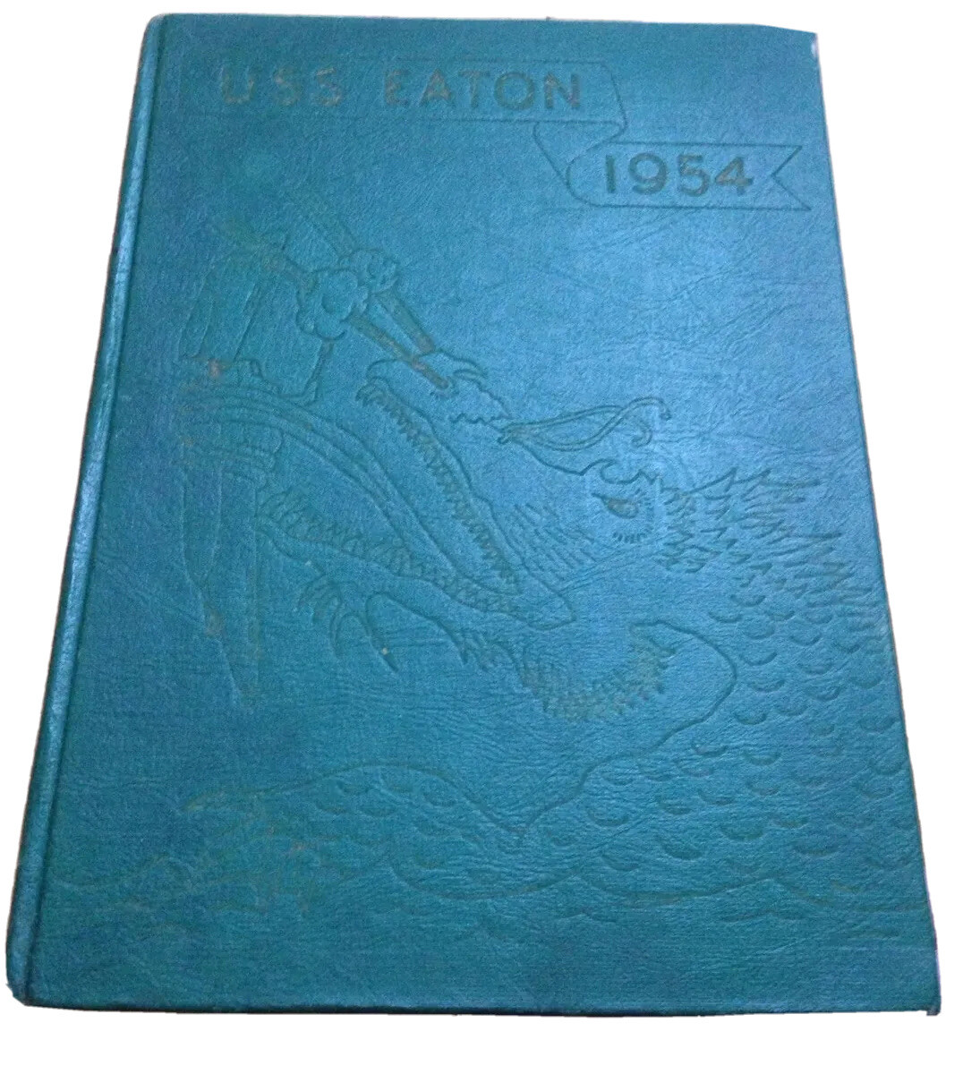 1954 USS EATON DDE 510 DD-510 U. S. NAVY CRUISE BOOK YEARBOOK, ORIGINAL ...