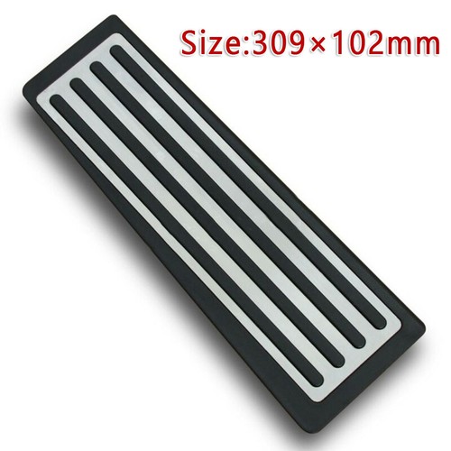 Car Footrest Cover Foot Rest Dead Pedal Stainless Steel Cover Overlay ...