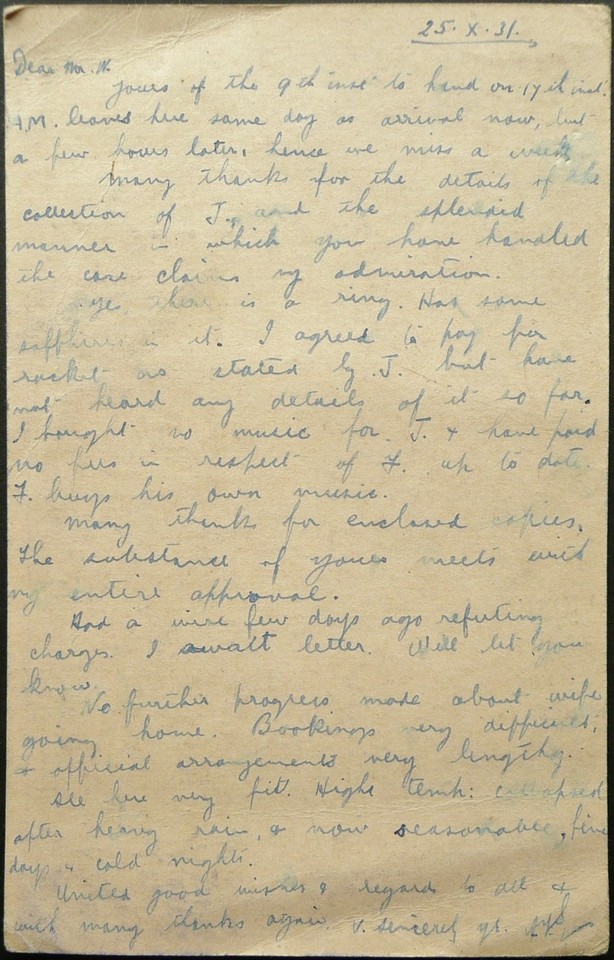 INDIA 25 OCT 1931 KGV AIRMAIL POST CARD FROM NOWSHERA PESHAWAR TO ENGLAND | eBay