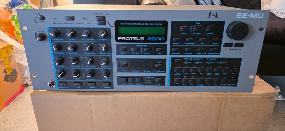 EMU PROTEUS 2500 W/BOX/MANUAL/CD OS 2.0 W/BONUS E-MU COMPOSER BANKS | eBay