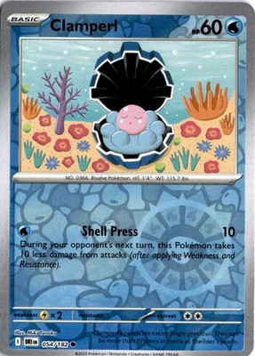 Clamperl Common SV10: Destined Rivals 054/182 NM | eBay
