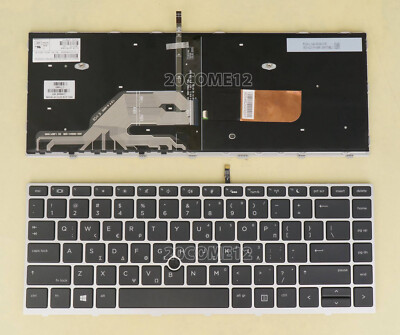 New for HP ProBook 640 G4 645 G4 Keyboard Backlit pointer Greek & US | eBay