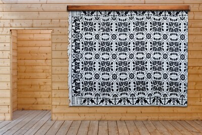 Fancy or Jacquard Coverlet 1848 | A Historic American Coverlet | eBay