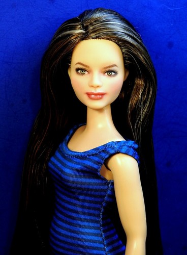 Barbie Doll OOAK Custom Curvy Body Repaint & Reroot "Darrah" Free ...