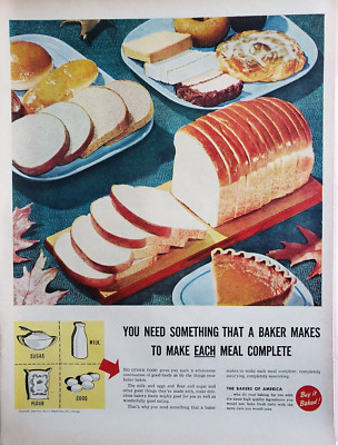 Bakers Association Print Ad Vintage 1948 Ephemera Wall Art Decor ...