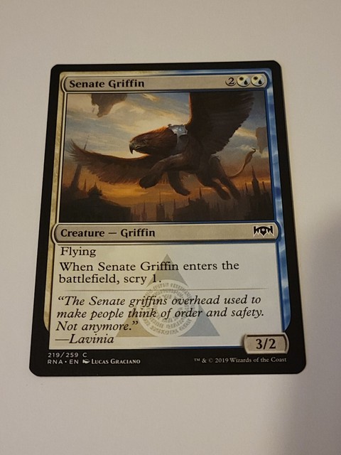 MTG Senate Griffin Ravnica Allegiance 219/259 Regular Common for sale ...