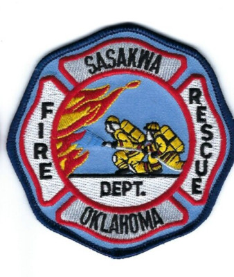 *RARE* Sasakwa (Seminole County) OK Oklahoma Fire Dept. patch - NEW ...