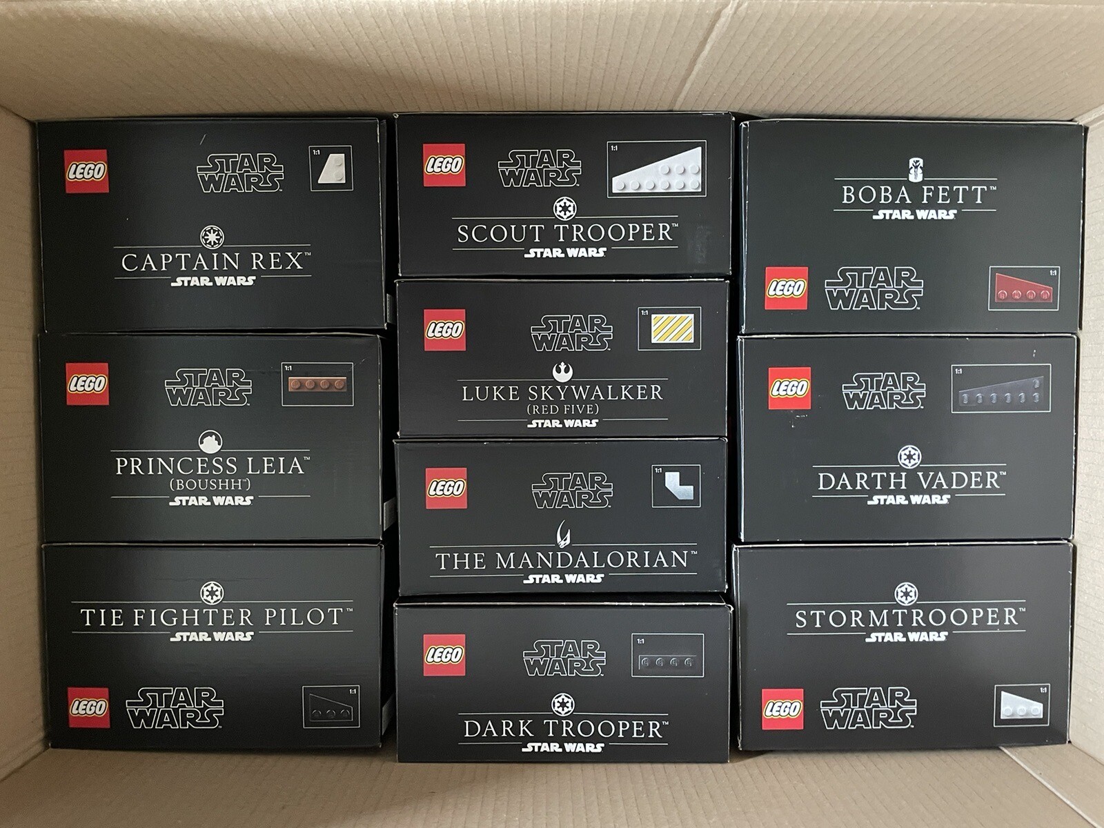 Lego Star Wars Helmet Collection COMPLETE 12NEW Sealed 75274/75276 ...