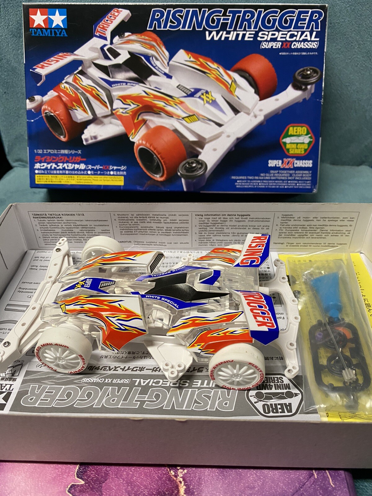 Tamiya Mini 4wd Rising Trigger White Special 1/32 | eBay