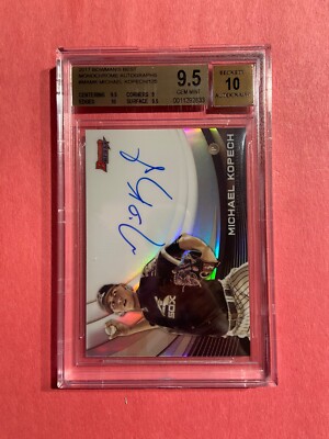 Michael Kopech 2017 Bowmans Best Monochrome Auto Autograph /125 BGS 9.5 ...