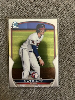 2023 Bowman Chrome Baseball Chase DeLauter Guardians Card #BCP-103 | eBay