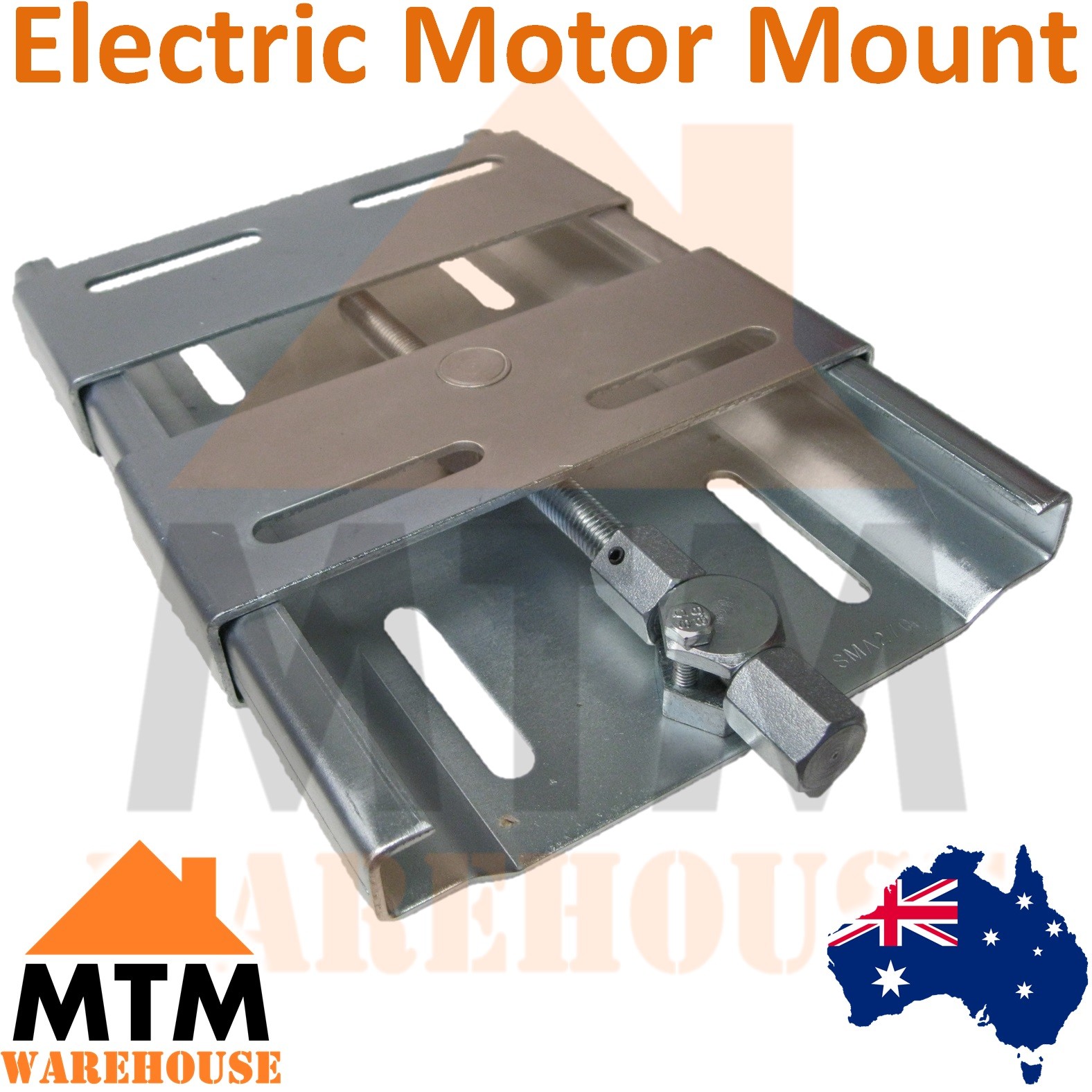 Quick-Mount Electric Motor Mount Base Plate Slide Rails Adjustable ...