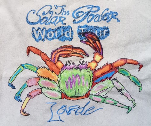 LORDE The Solar Power World Tour Official TOTE BAG Indie Pop ⭐EXCLUSIVE ...