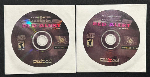 Command & Conquer Red Alert 2-Disc (PC CD-ROM, 2001) Game Allied ...