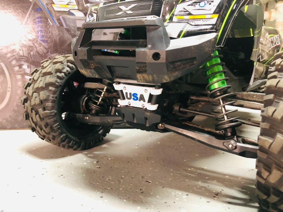 Custom USA Front Bumper Plate compatible with Traxxas X-MAXX XMAXX 8s ...