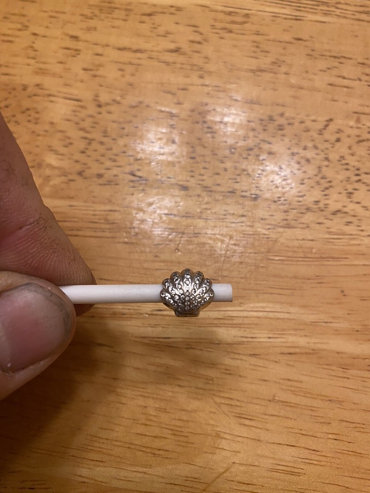 Genuine Pandora 791574CZ Charm Disney, Ariel's Shell with Clear Cubic ...