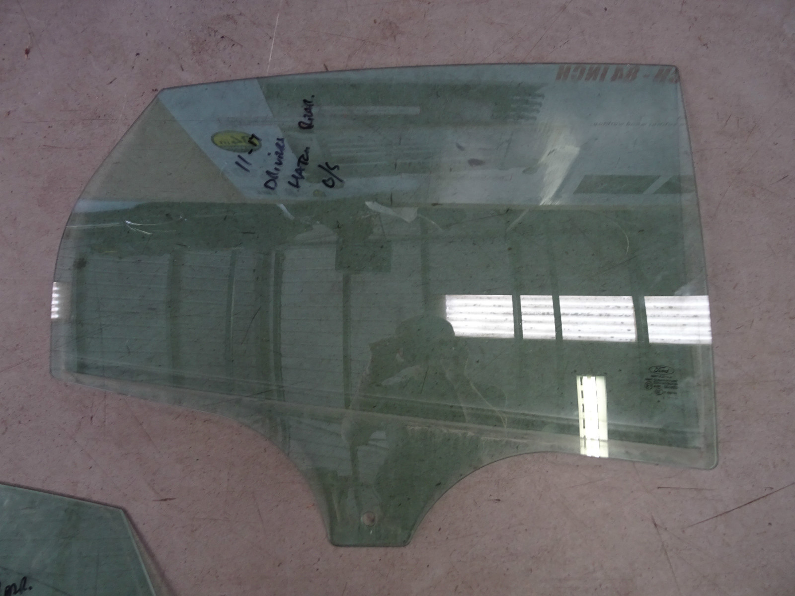 Ford Focus Glass Window Door Drivers Side Rear 2011-2017 MK3 HATCH ONLY ...