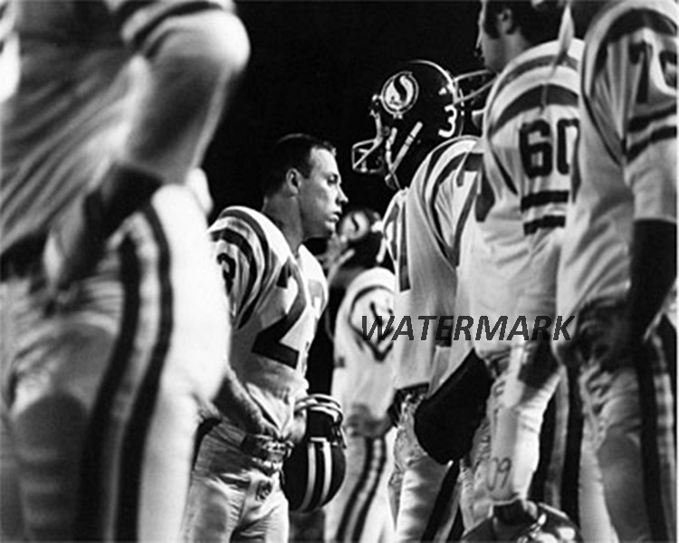CFL 1970's Saskatchewan Roughriders Ron Lancaster on the Sidelines 8 X ...