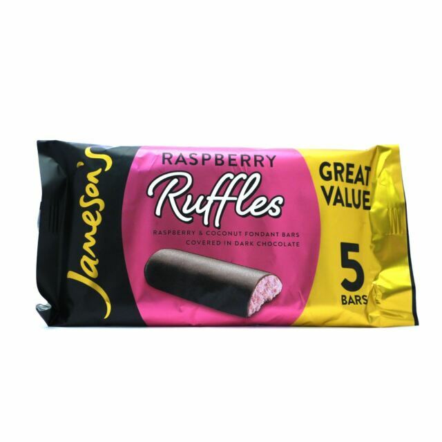 Jameson Raspberry Ruffle 130g 2 Packs of 5 Bars UK Postage 10 Bars in ...