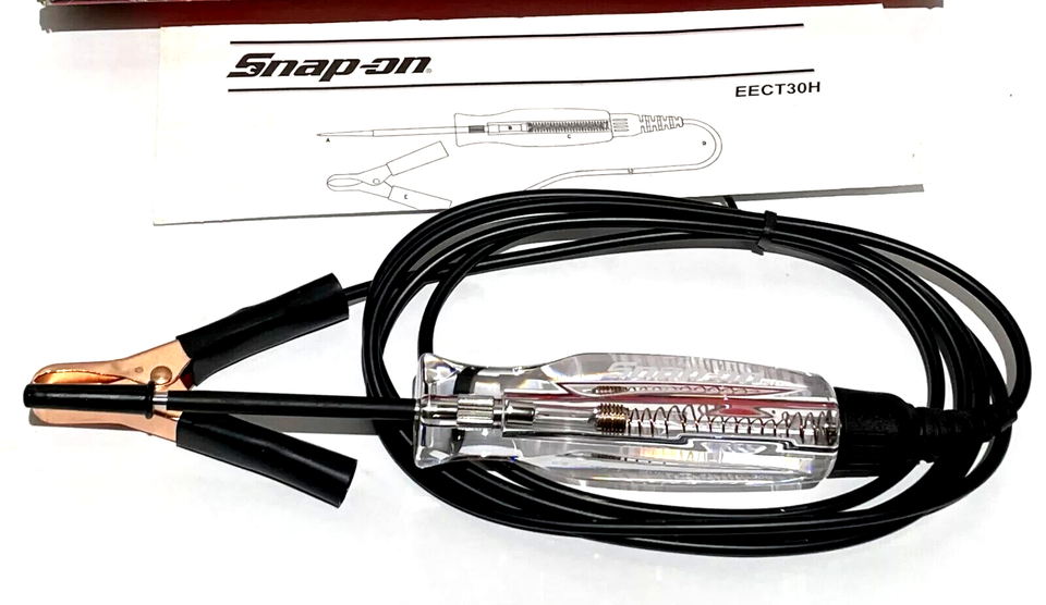 SNAP ON TOOLS USA EECT30H Classic Bulb Style Circuit Tester 6-12 Volt ...