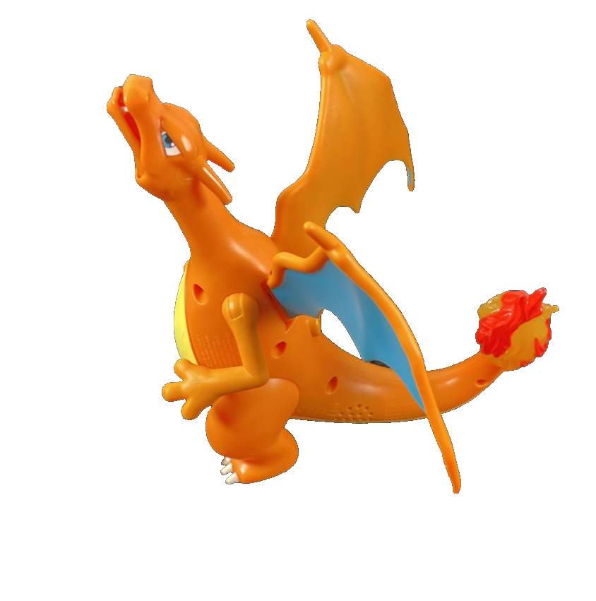 2022 Pokemon Flame & Flight Charizard Deluxe 8" Figure Lights Motion ...
