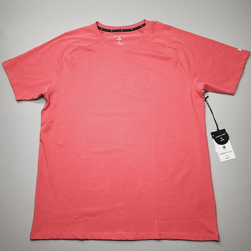 NEW Kenneth Cole Men's Tech Raglan Shirt Active Stretch Breathable S/S ...