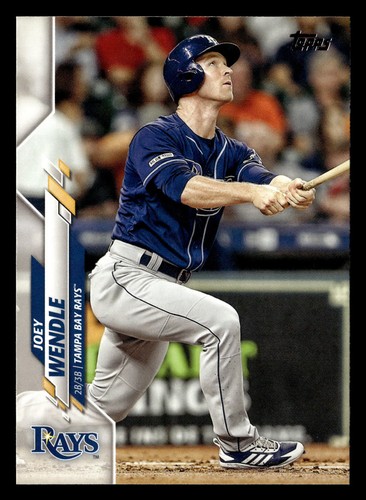 Joey Wendle 2020 Topps #618 Tampa Bay Rays Baseball *033 | eBay