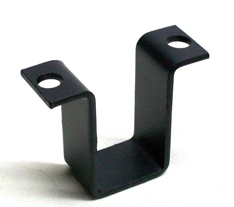12 PACK! BLACK STEEL SUPPORT STANDOFF FURNITURE 1-1/4" U BRACKET LEG ...