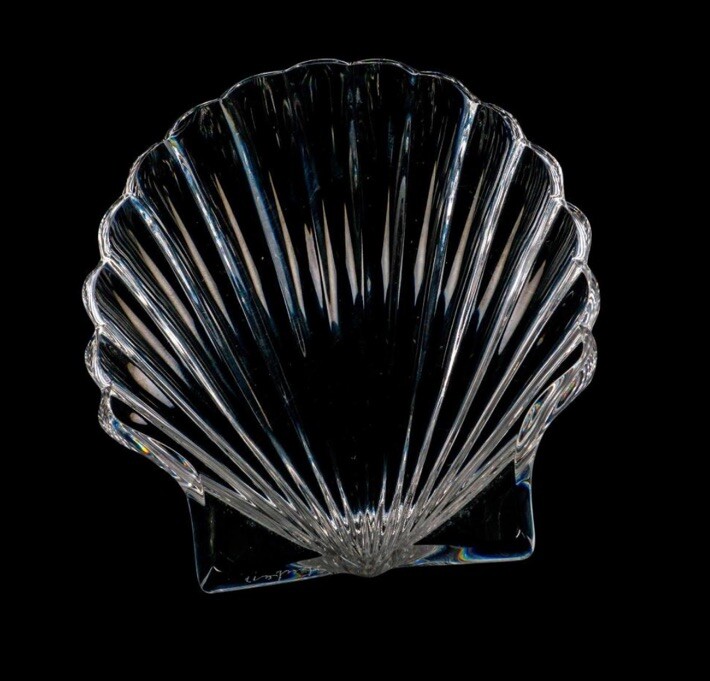 STEUBEN GLASS SHELL PAPERWEIGHT | eBay