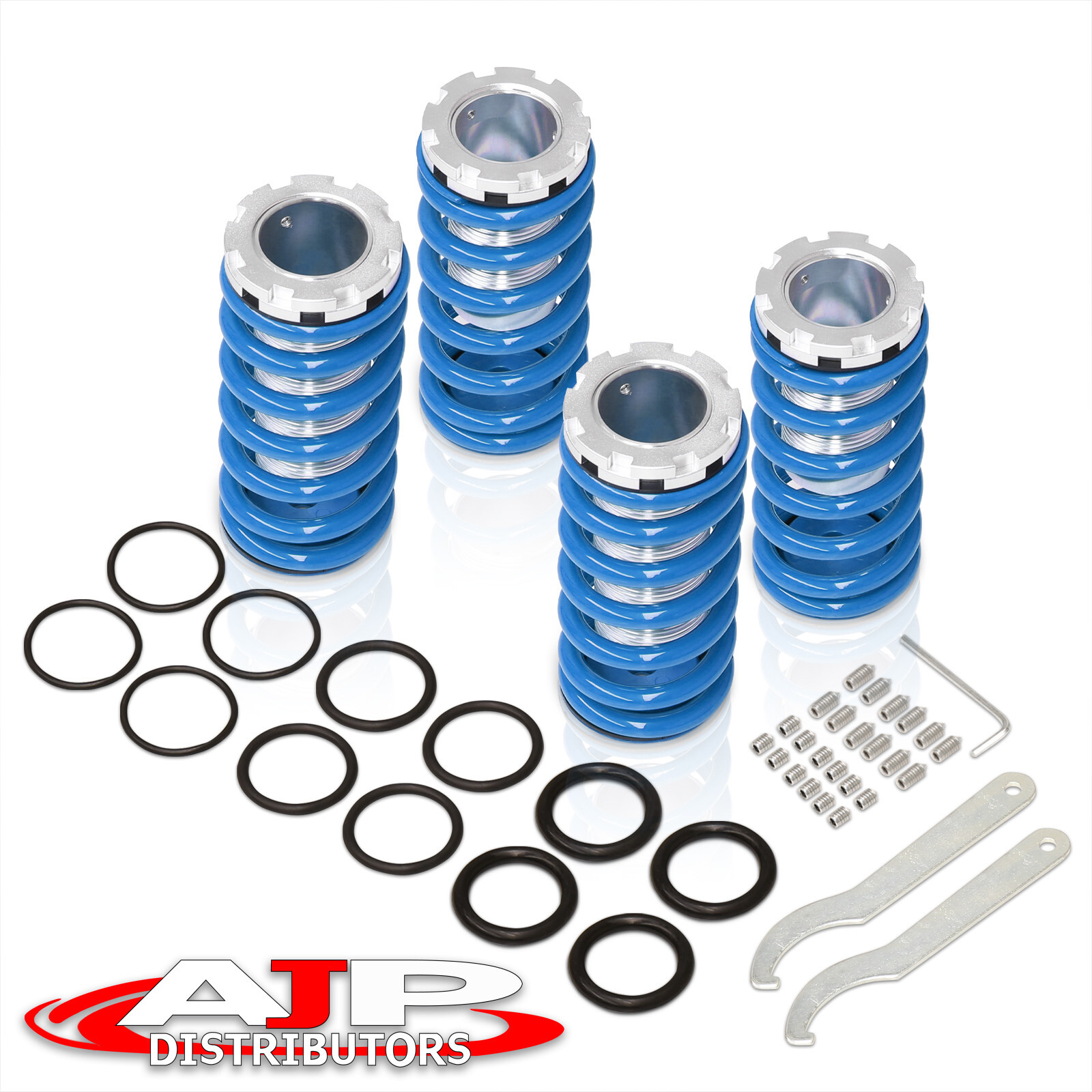 Blue Coilovers Suspension Lowering Springs For 1988-1991 Honda Civic LX ...