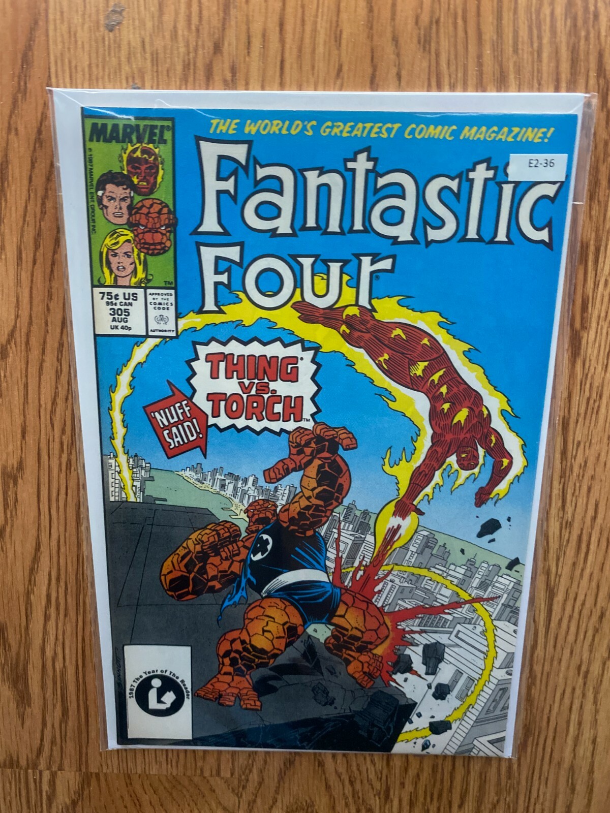 Fantastic Four vol.1 #305 1987 High Grade 9.2 Marvel Comic Book E2-36 ...