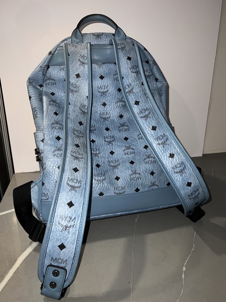 100% Authentic Blue MCM Bookbag | eBay