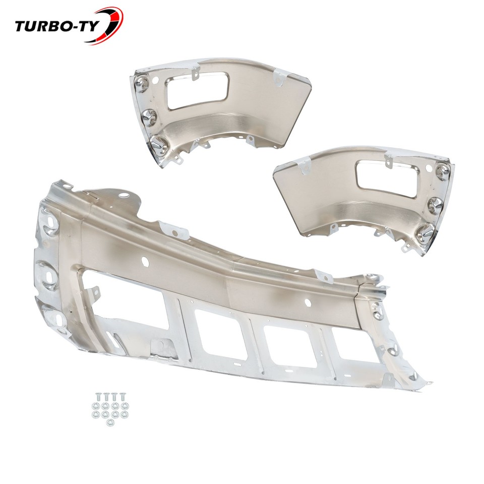 Chrome Front Bumper W/ Fog & Sensor Holes For Chevrolet Silverado 1500 ...