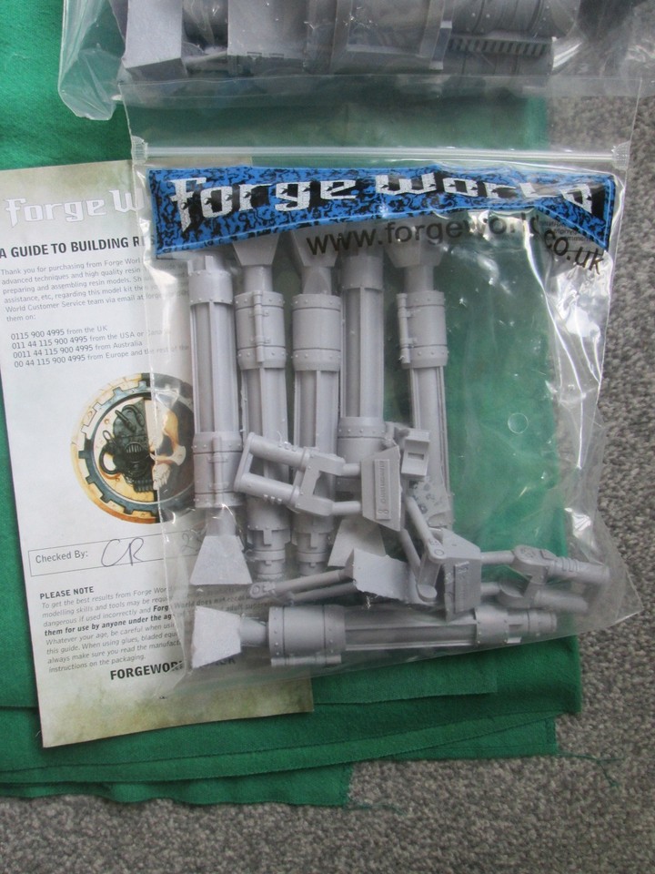 MARS PATTERN WARLORD TITAN LASER BLASTERS - FORGEWORLD WARHAMMER 40K ...