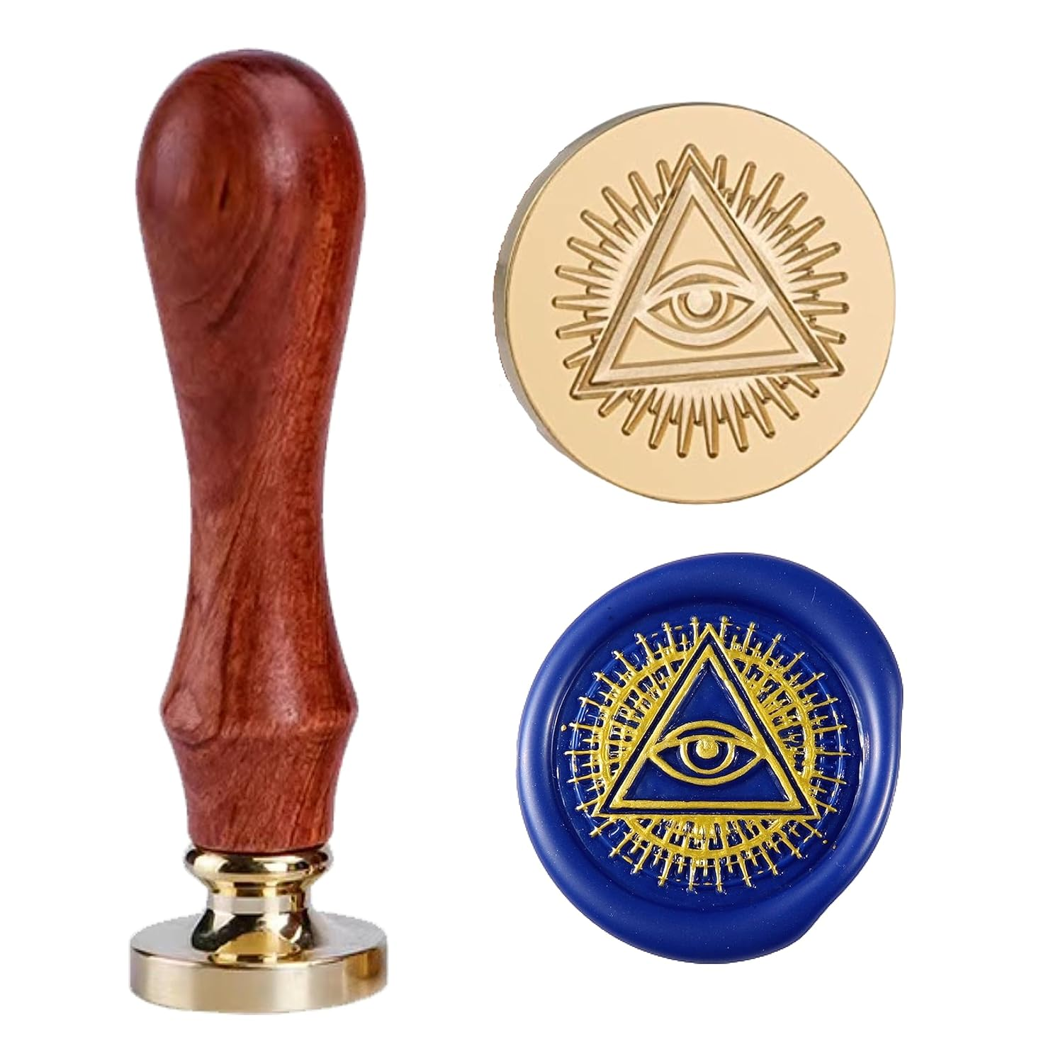 Illuminati Evil Eye Wax Seal Stamp Wiccan Wax Stamp All-Seeing Eye ...