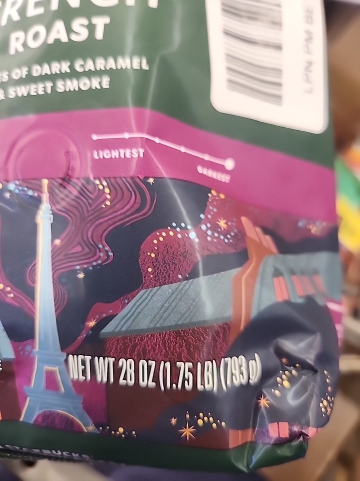 Starbucks French Roast Ground Coffee 28oz Dark Roast 2 Pack Bulk | eBay