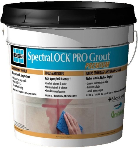 Laticrete SpectraLOCK Pro Premium Grout AB Full Unit Requires 9 LB Part ...